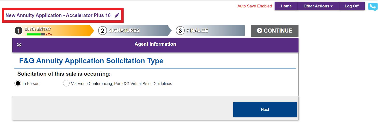 Annuity eApp Wiki - e-App Process